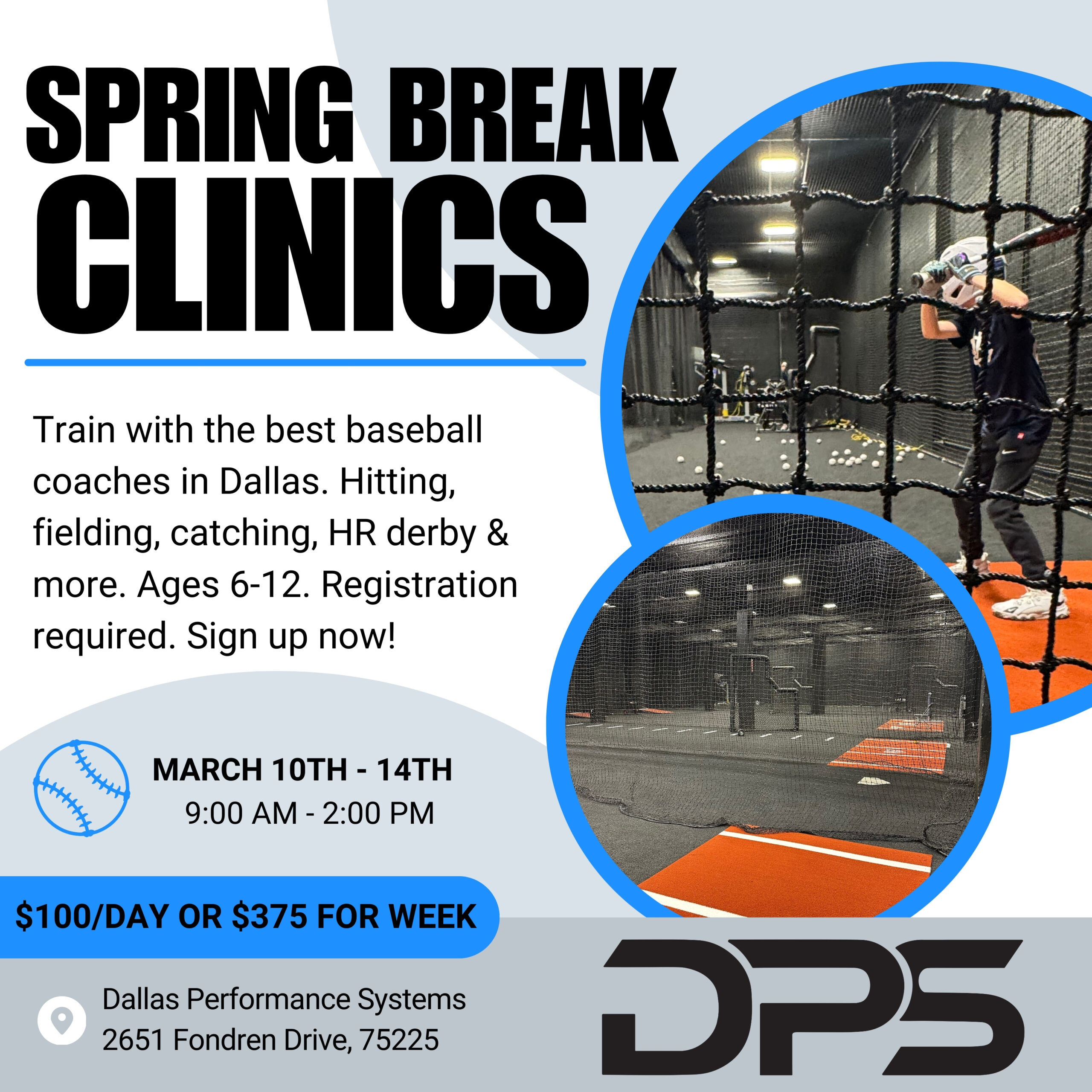 Spring Break Clinic - Dallas Hardball